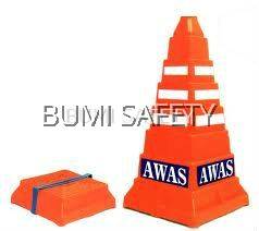 Safety Square Cone - Awas