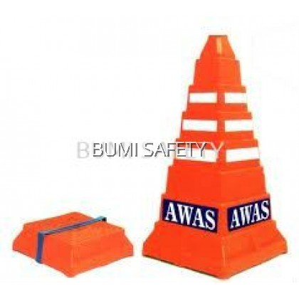 Safety Square Cone - Awas