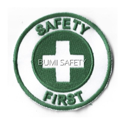 Safety First Logo Patch / Badge