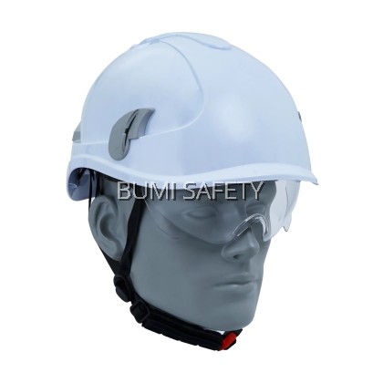 Proguard Safety Helmet Alpin Plus w/ Spectacles & Swivel Ratchet Harness
