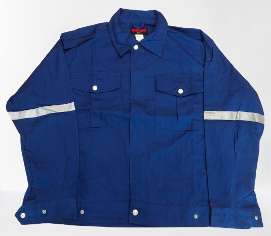 Safety Jacket Zipper 190GSM - Royal Blue