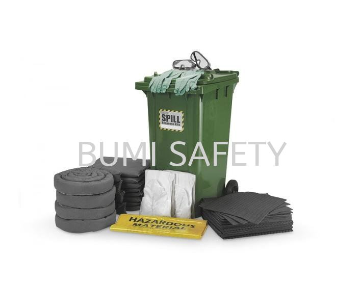 120 Liter Dispenser Cart Spill Kit - Universal (Oil & Chemical)